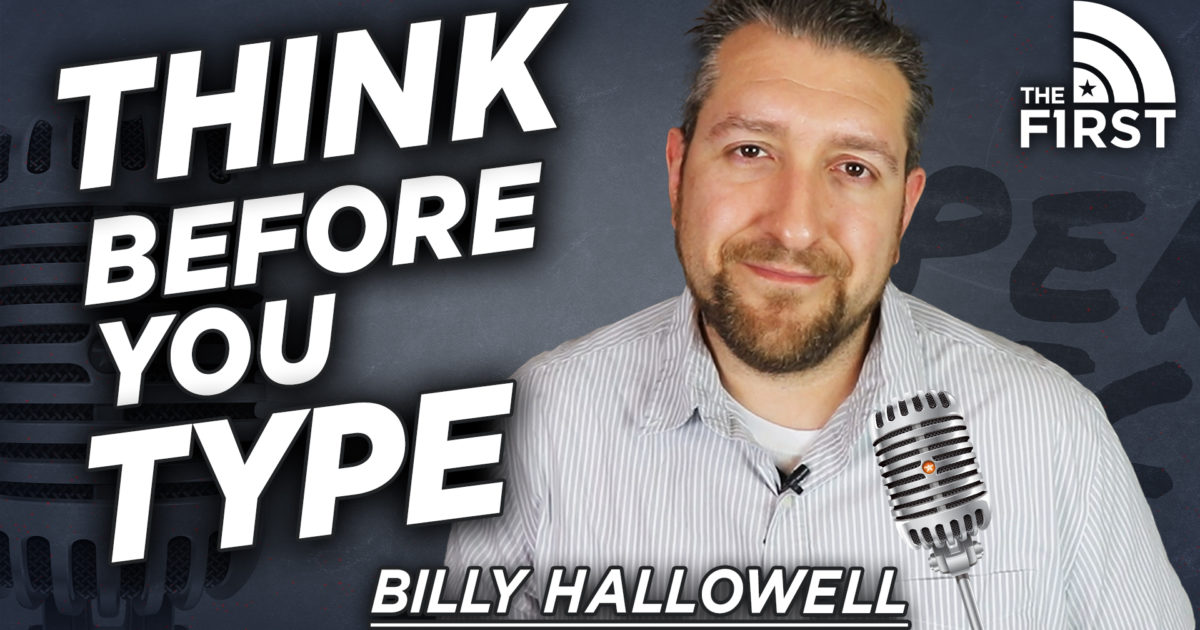 Stop & Think Before Typing – The First TV