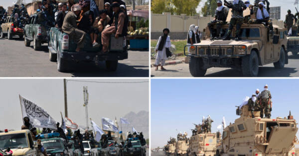 TANKS-GIVING DAY PARADE: Taliban Hold Victory Parade With Abandoned U.S ...