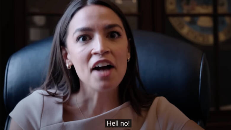 THE HORROR! Pics Surface Showing AOC Cooking with Gas Stove – The First TV