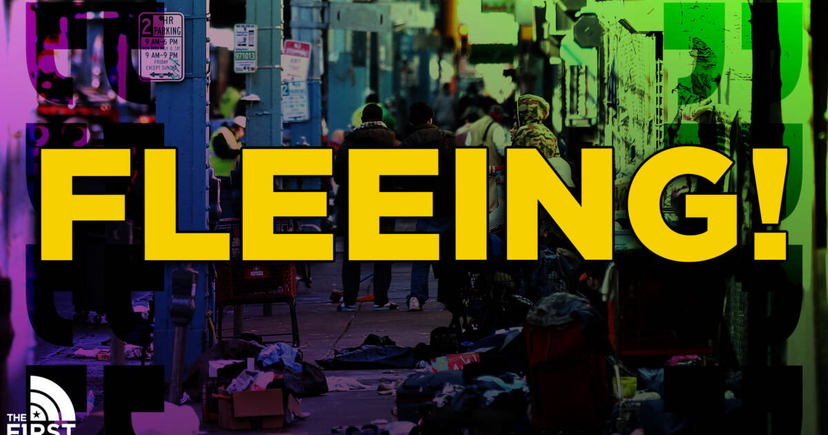 Fleeing The Blue States – The First TV